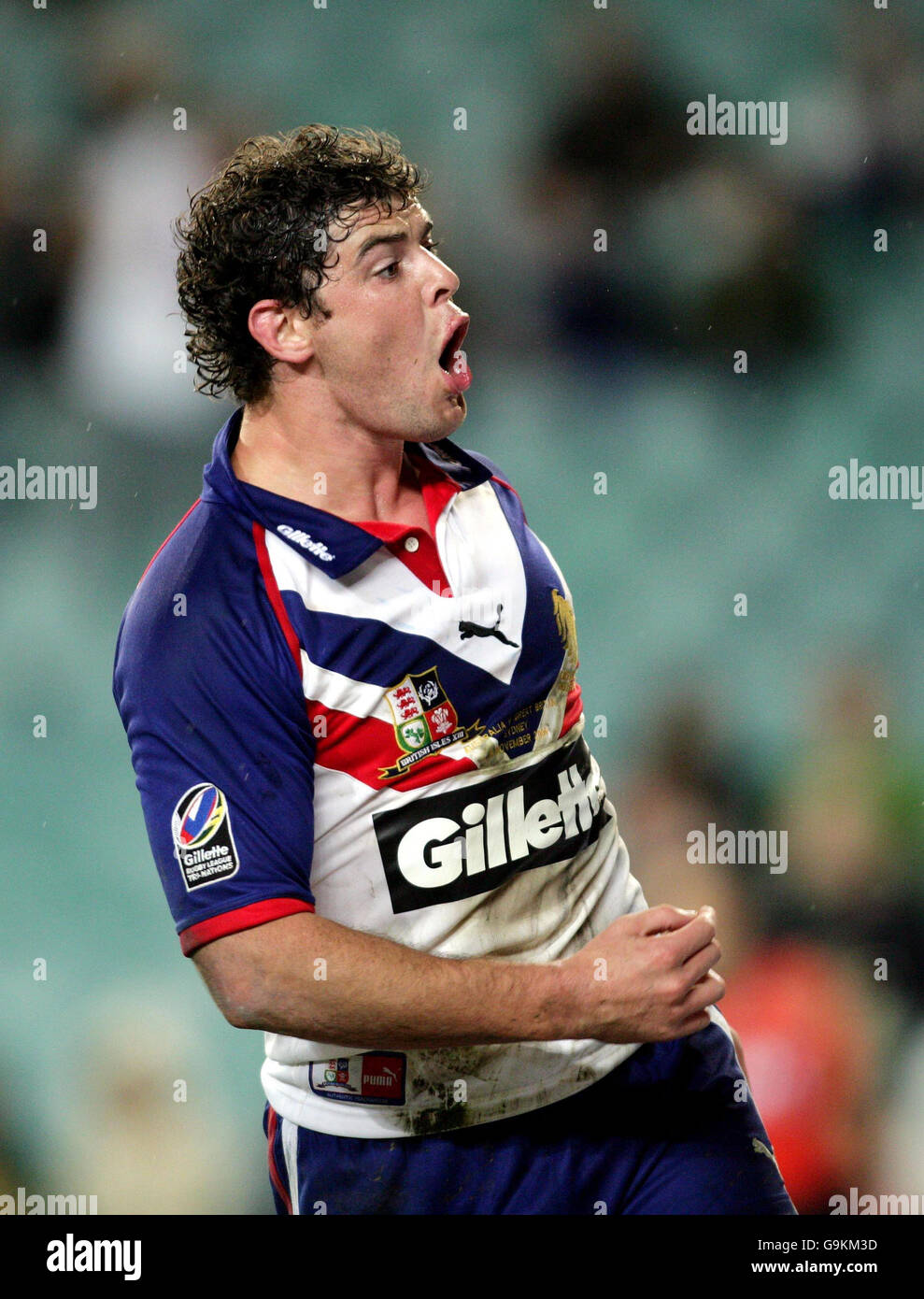 Half length celebrating shouting mang hi-res stock photography and ...