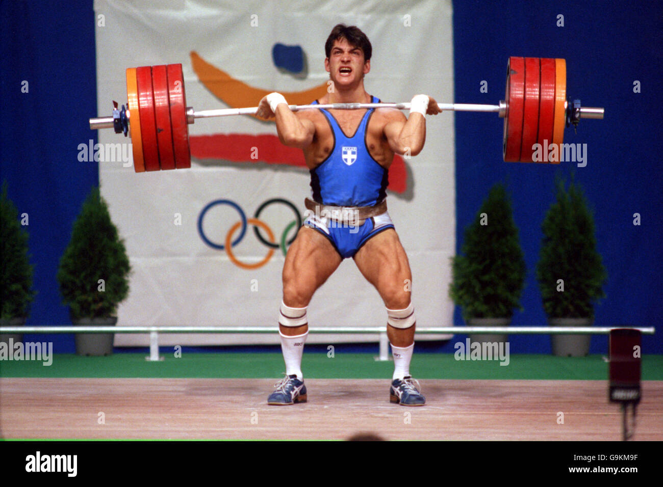 Barcelona Olympics 1992 - Weightlifting Stock Photo - Alamy