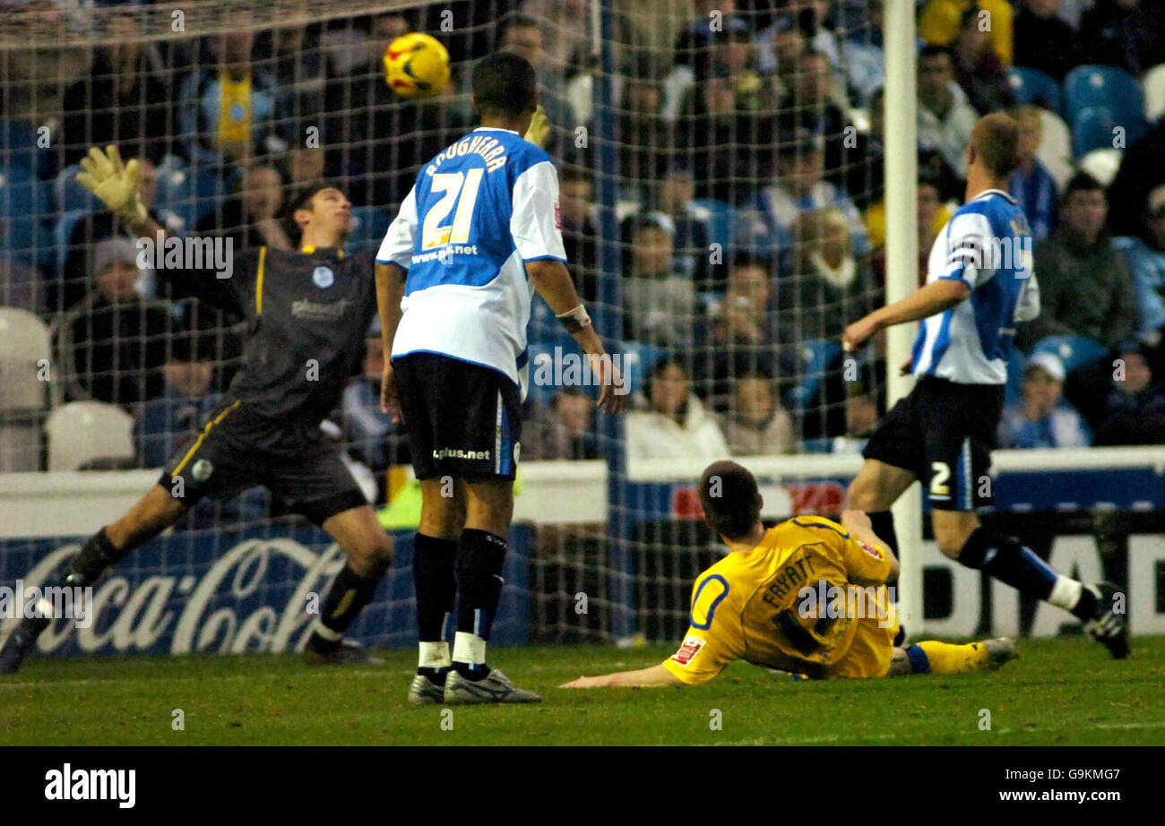 Leicester City's Matty Fryatt scores against Sheffield Wednesday during ...