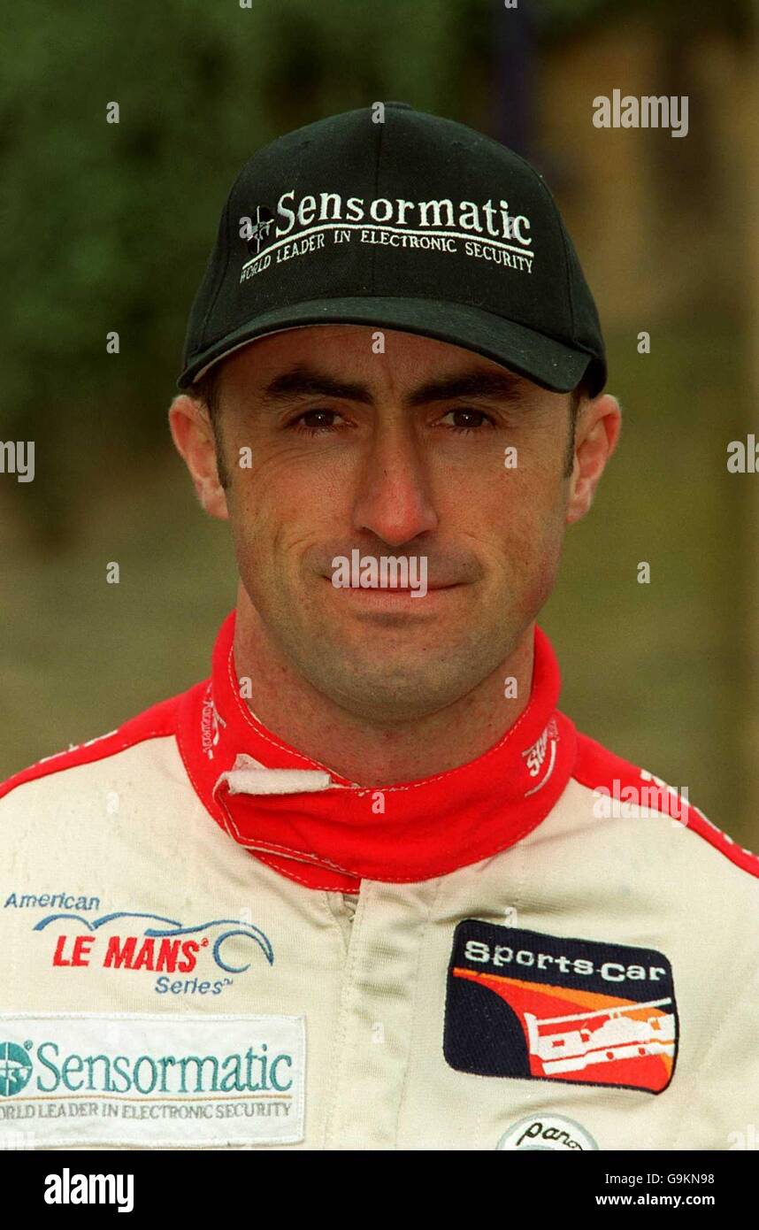 David Brabham driver of the Gulf Oil sponsored Audi R8 outside ...