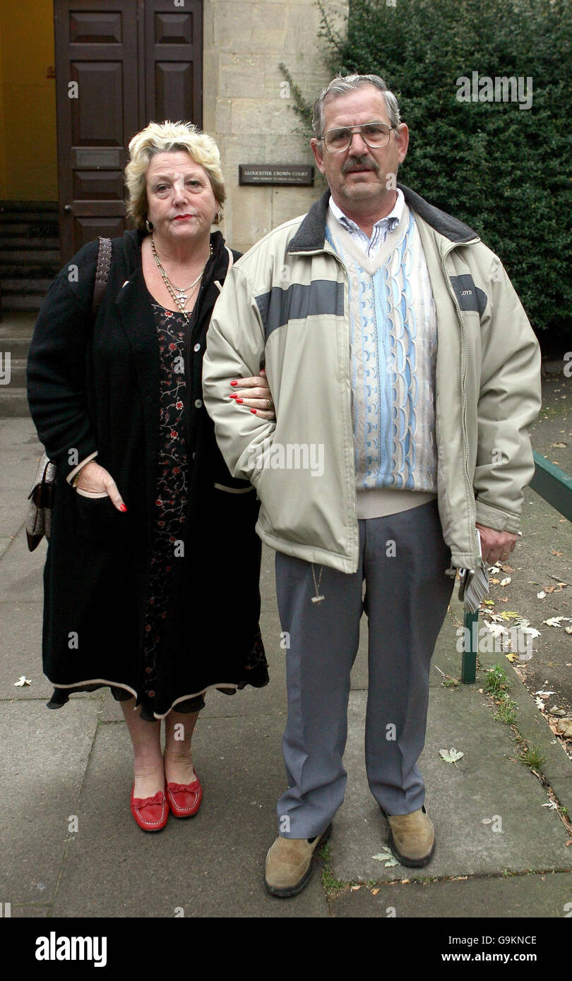 Pauline and Tom Franklin arrive at Gloucester Crown Court after former ...