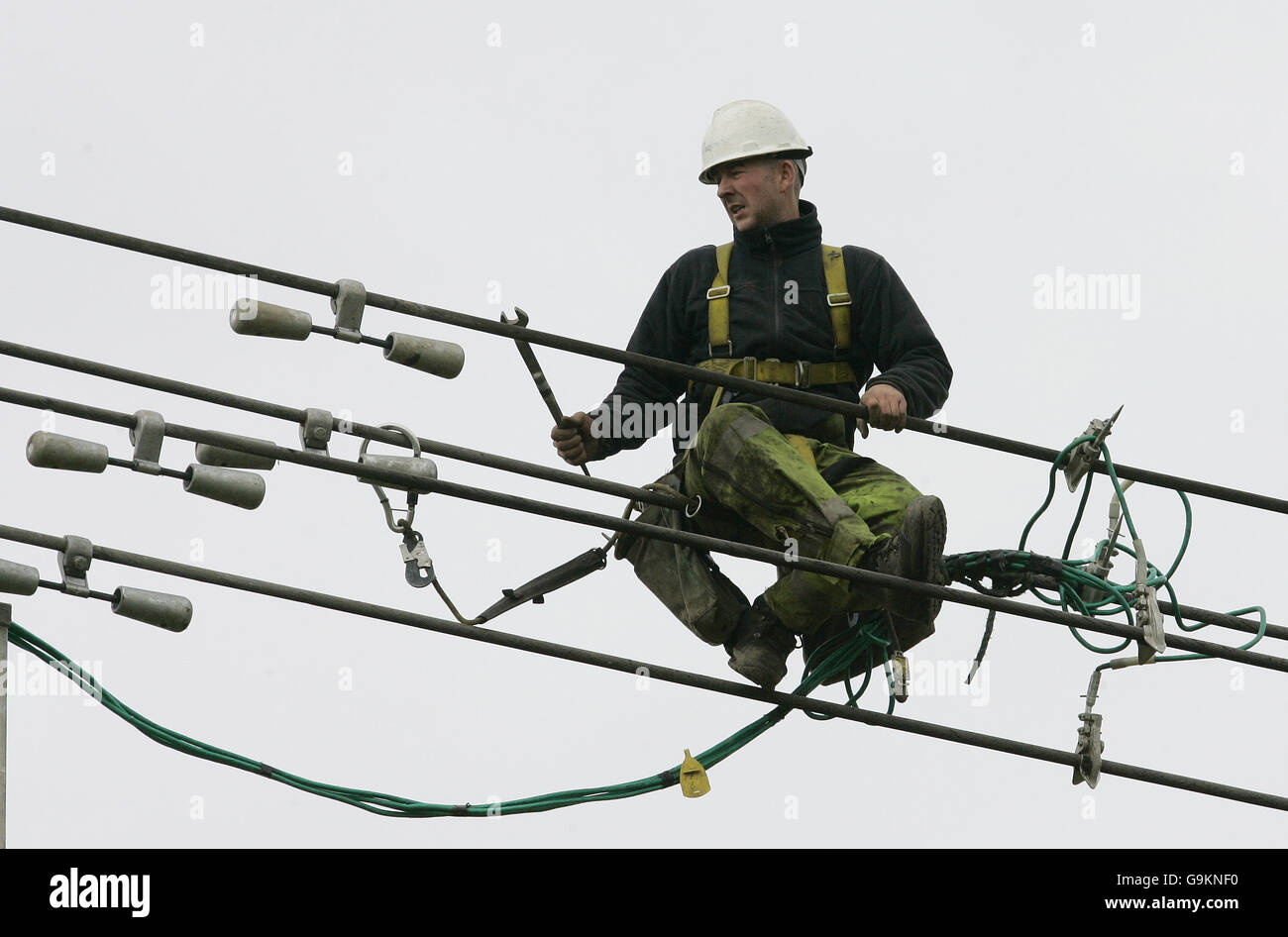 Linesman Erectors carry out the refurbishment of the Denny to ...