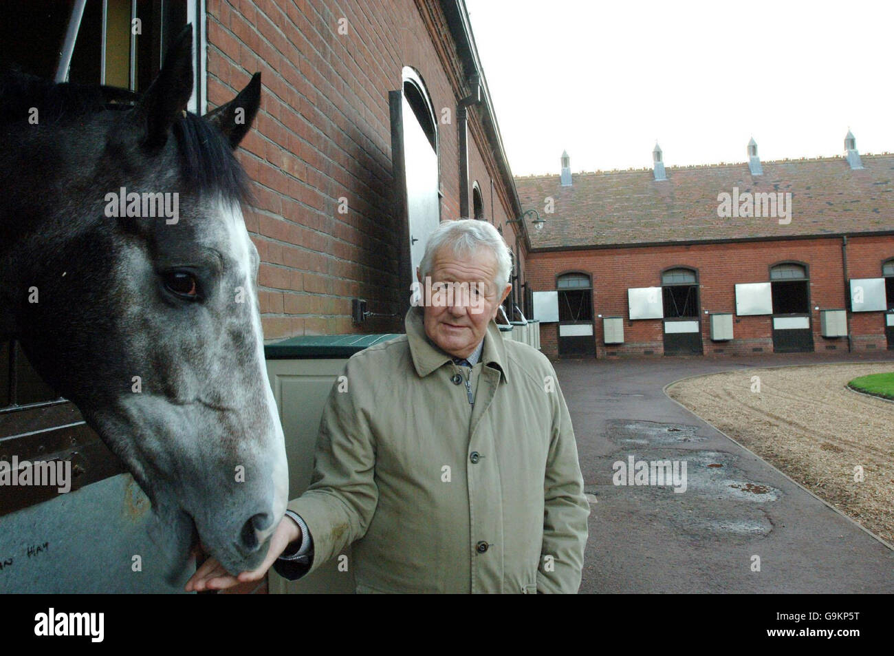 Racing - Desert Orchid dies - Trainer David Elsworth - Suffolk Stock ...