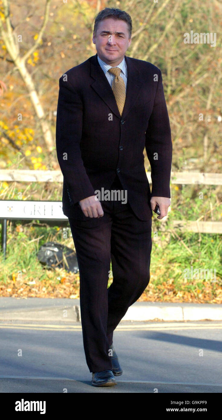 Horse trainer and former racing jockey Richard Guest arrives at Durham ...