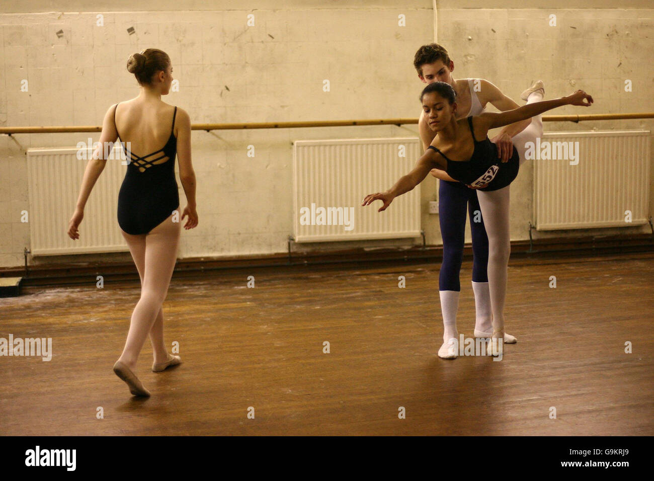Young Ballet Dancers Audition For 'The Secret Garden' Stock Photo - Alamy