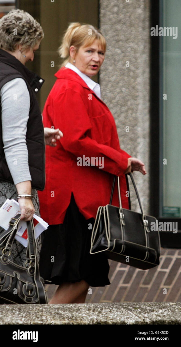 Julie Maddison, mother of Royal Marine Christopher Maddison, arrives at ...