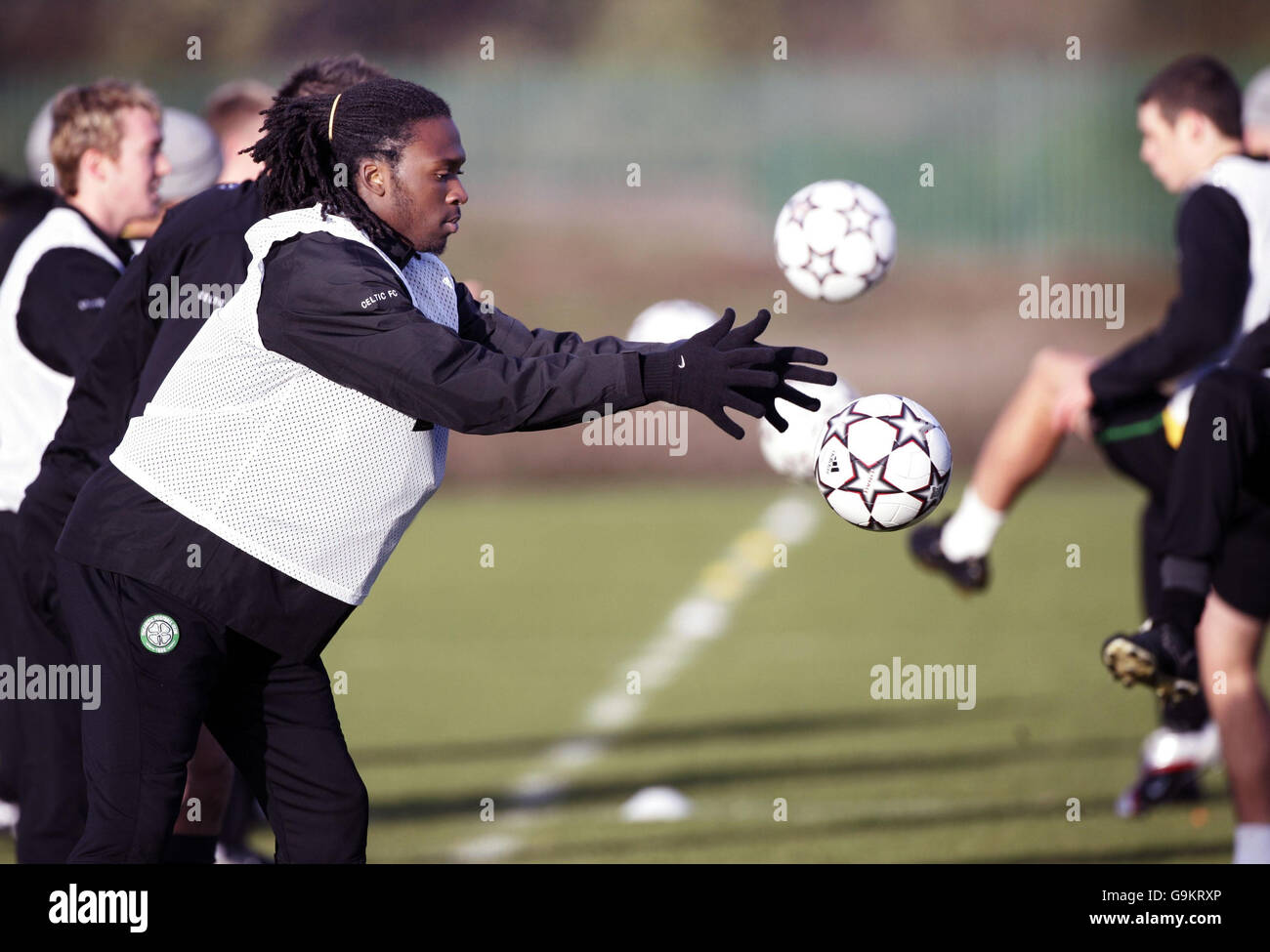 Soccer celtic training barrowfield hi-res stock photography and images ...