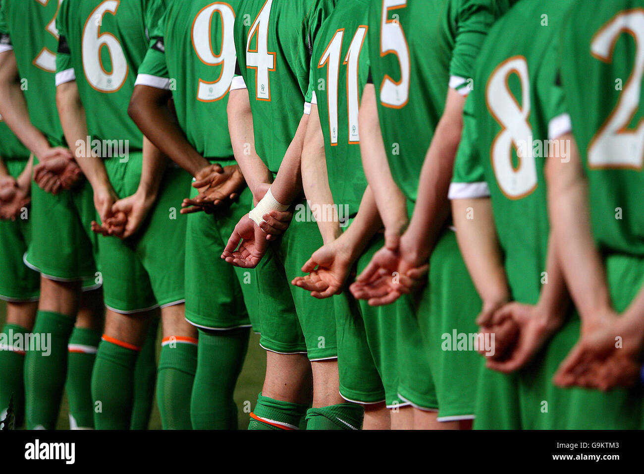 Standing for the national anthem hi-res stock photography and images ...