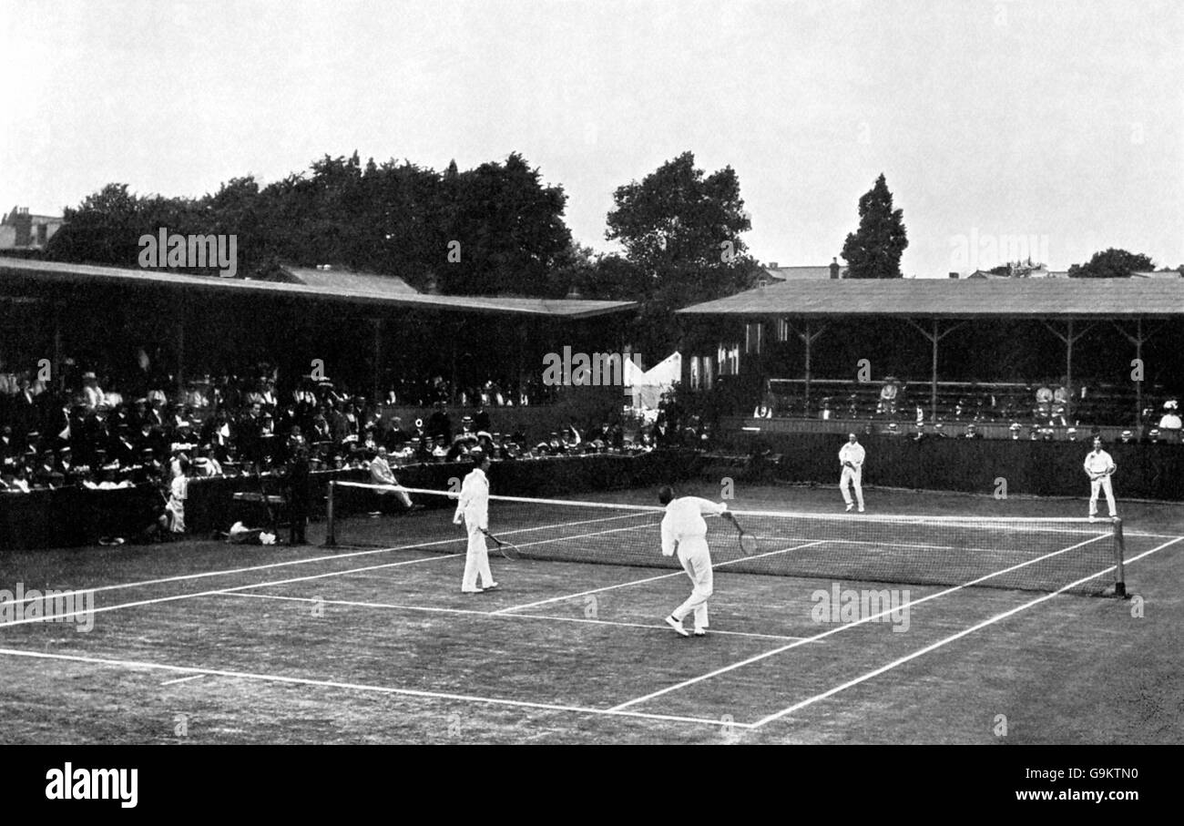 Tennis - London Olympic Games 1908 - Men's Outdoor Doubles - Final ...
