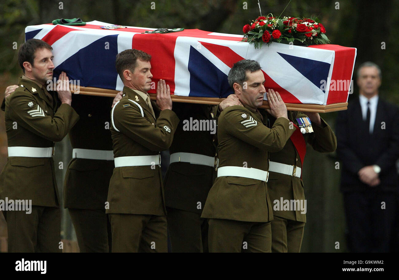 The funeral of Staff Sergeant Sharron Elliott takes place at St ...
