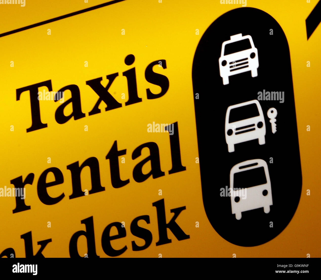 Generic stock Heathrow. Signs at London's Heathrow Airport Stock Photo ...