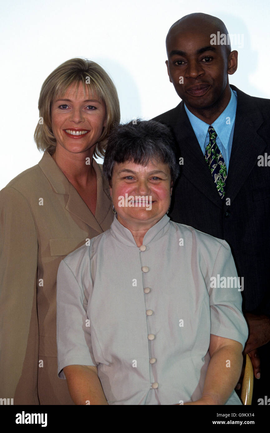 Maureen rees and tony morris at a bbc photocall hi-res stock ...