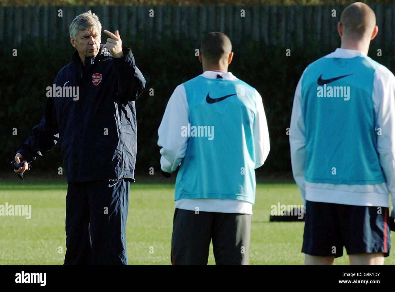 Soccer - Arsenal training session - London Colney Stock Photo - Alamy