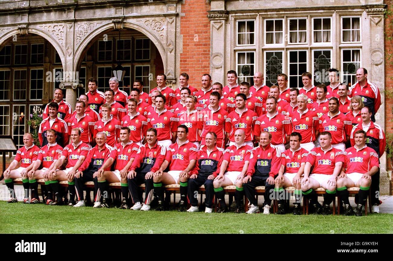 British lions team members pose for their official team photo hi-res ...