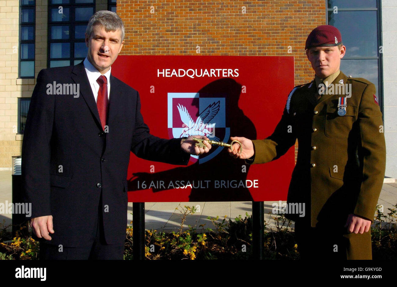 The Headquarters Of 16 Air Assault Brigade Colchester Garrisson Stock ...