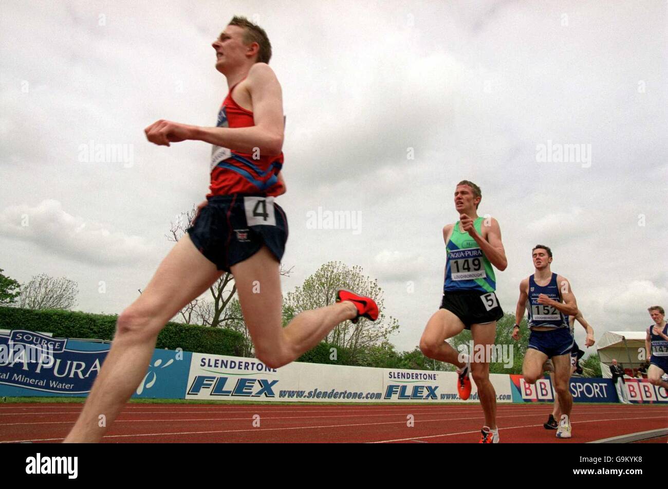 (L-R) James Bowler leads from Ricky Soos and Rob Whittle in the Men's ...