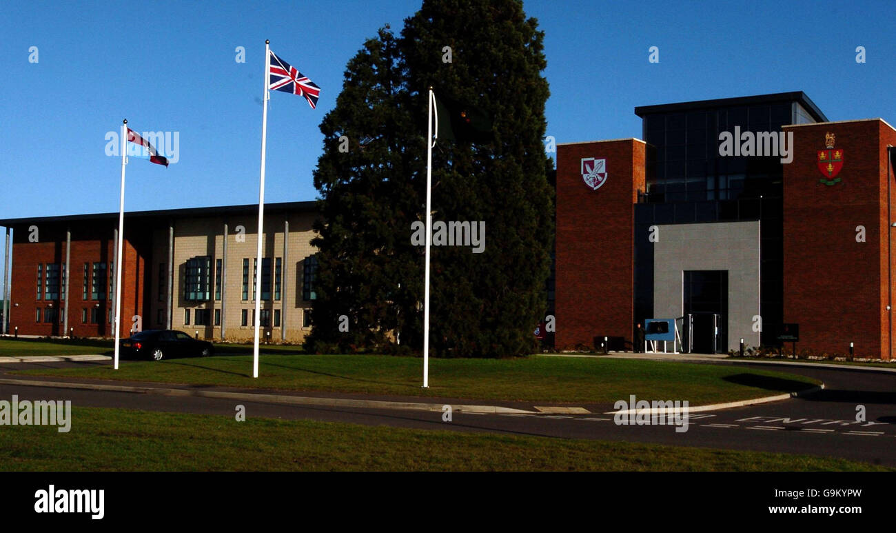 The Headquarters Of 16 Air Assault Brigade Colchester Garrisson Stock ...