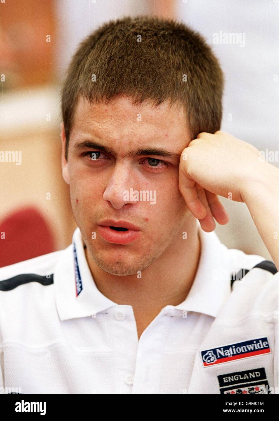 Soccer - England Training Camp - La Manga. England's Joe Cole faces the ...