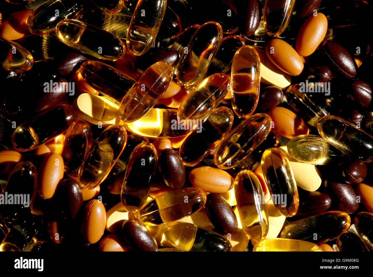 A collection of vitamins and supplements Stock Photo - Alamy