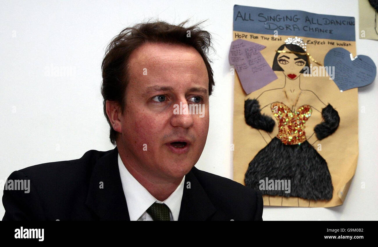 David Cameron presents Conservative Party's new direction on education ...