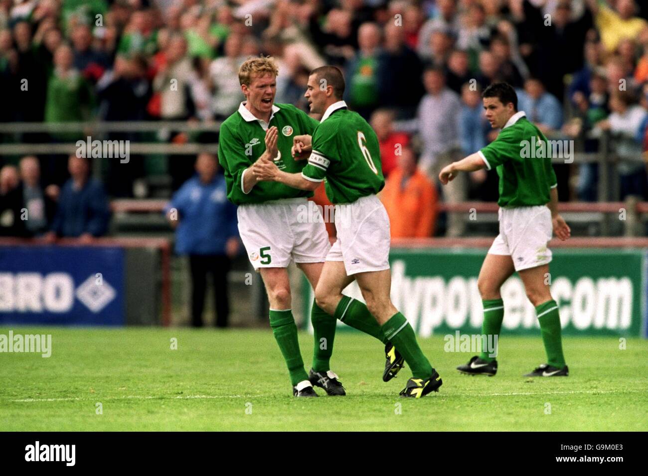 Soccer world cup 2002 qualifier group two ireland v portugal hi-res ...