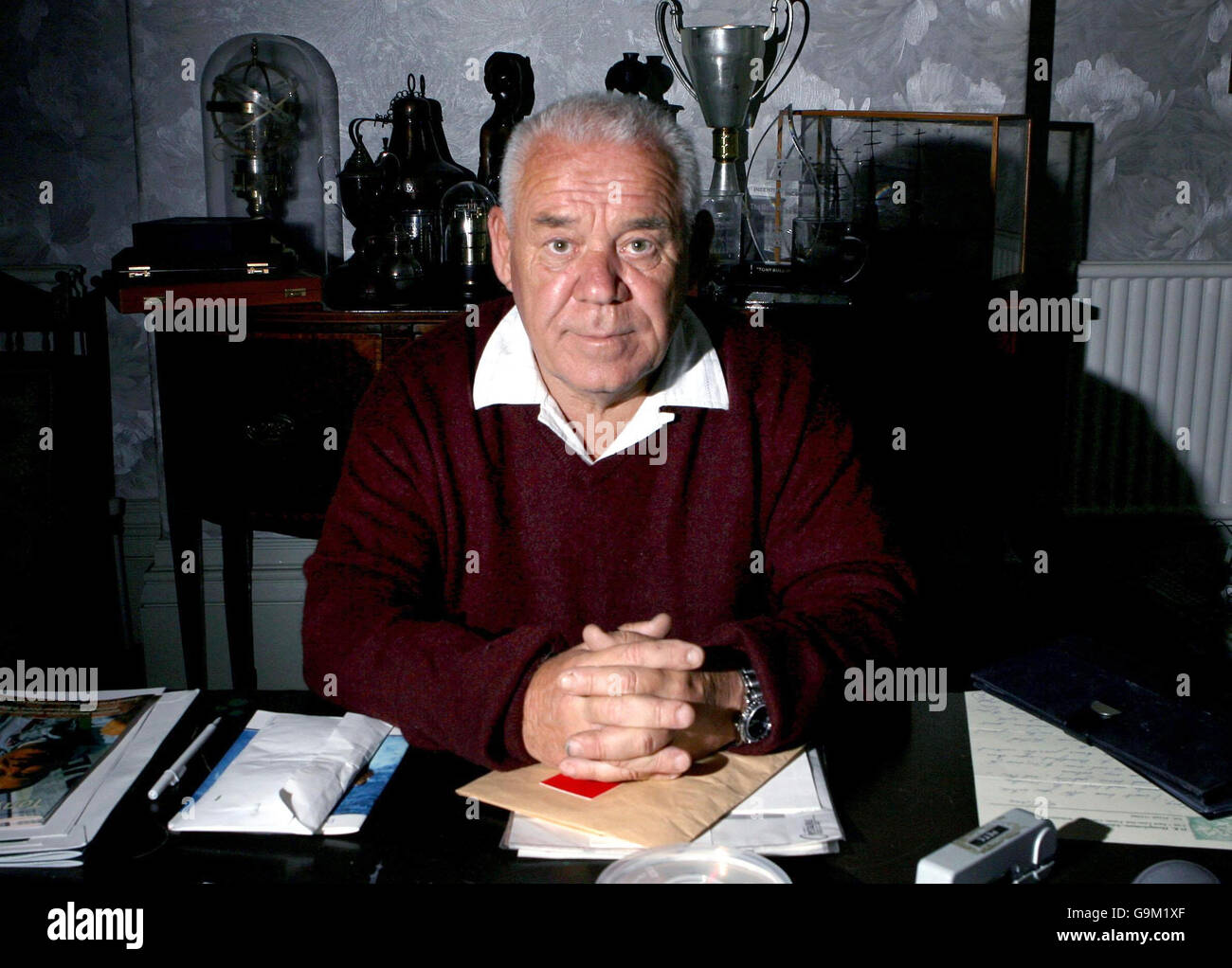 Veteran yachtsman Tony Bullimore gives an interview at his home in ...