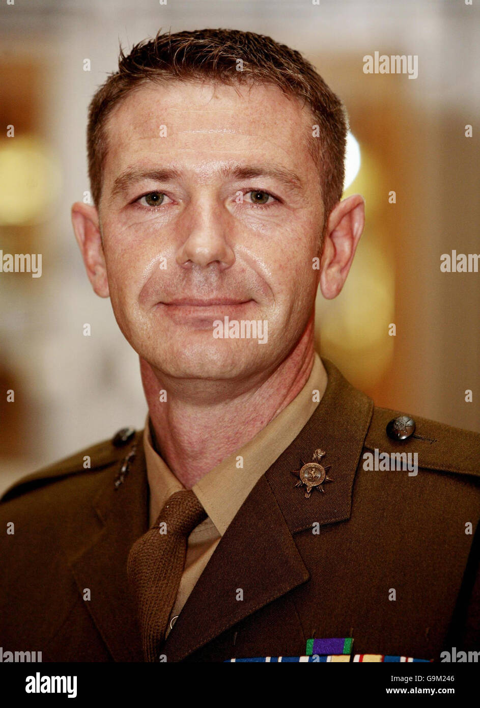 The Princess of Wales Royal Regiment Colour Sergeant James Harkess who ...