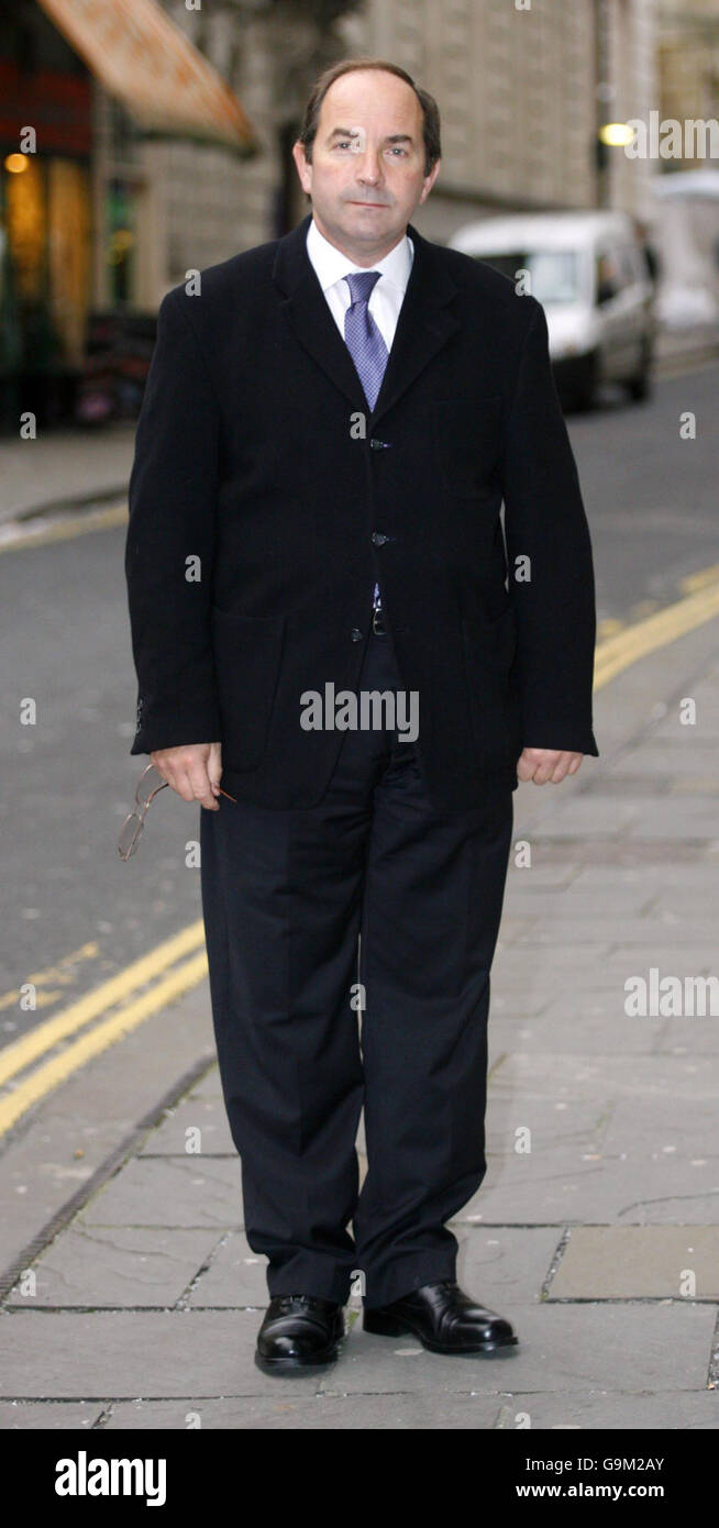 The rev david smith arrives at bristol crown court hi-res stock ...