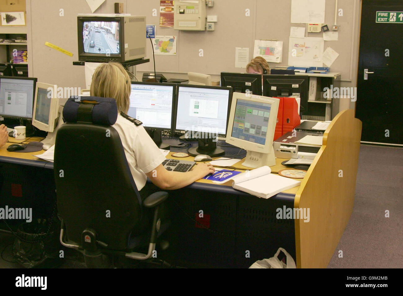 The Force Operations Room at Suffolk Police Hq. Martelsham, Suffolk ...