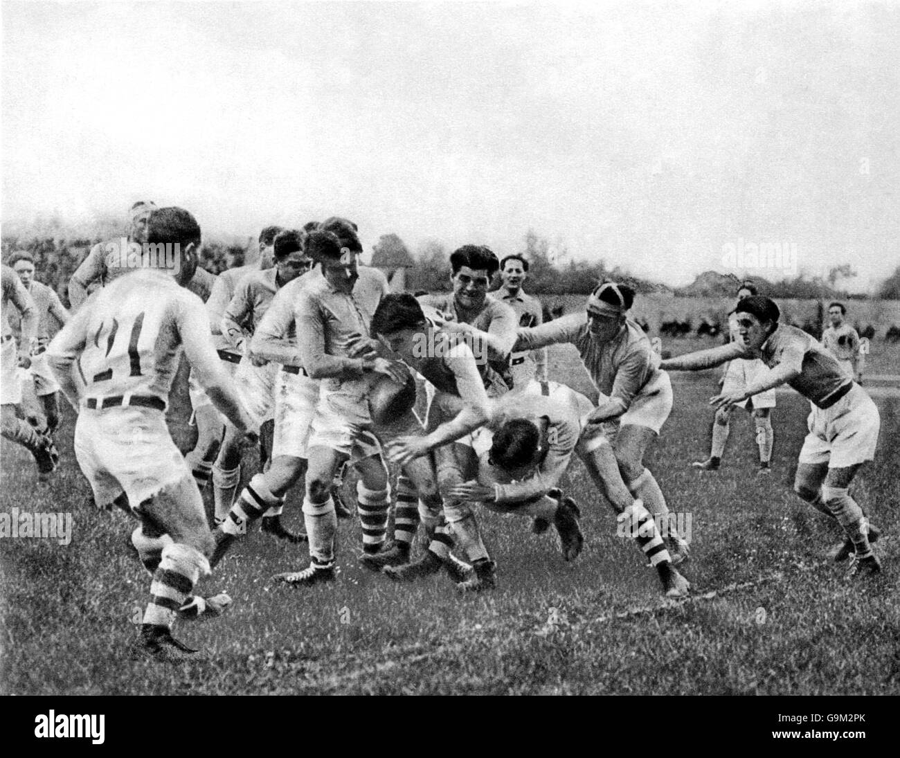 Rugby Union - Paris Olympic Games 1924 - Final - USA v Romania - Stade ...