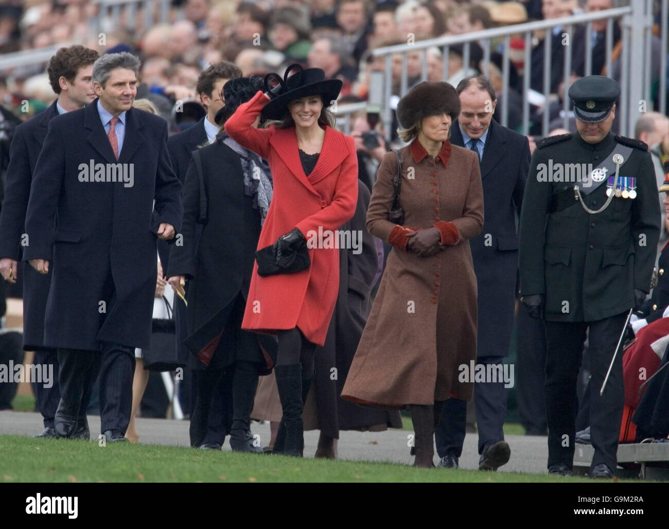 Kate Middleton at Sandhurst, where graduates, including Prince William ...