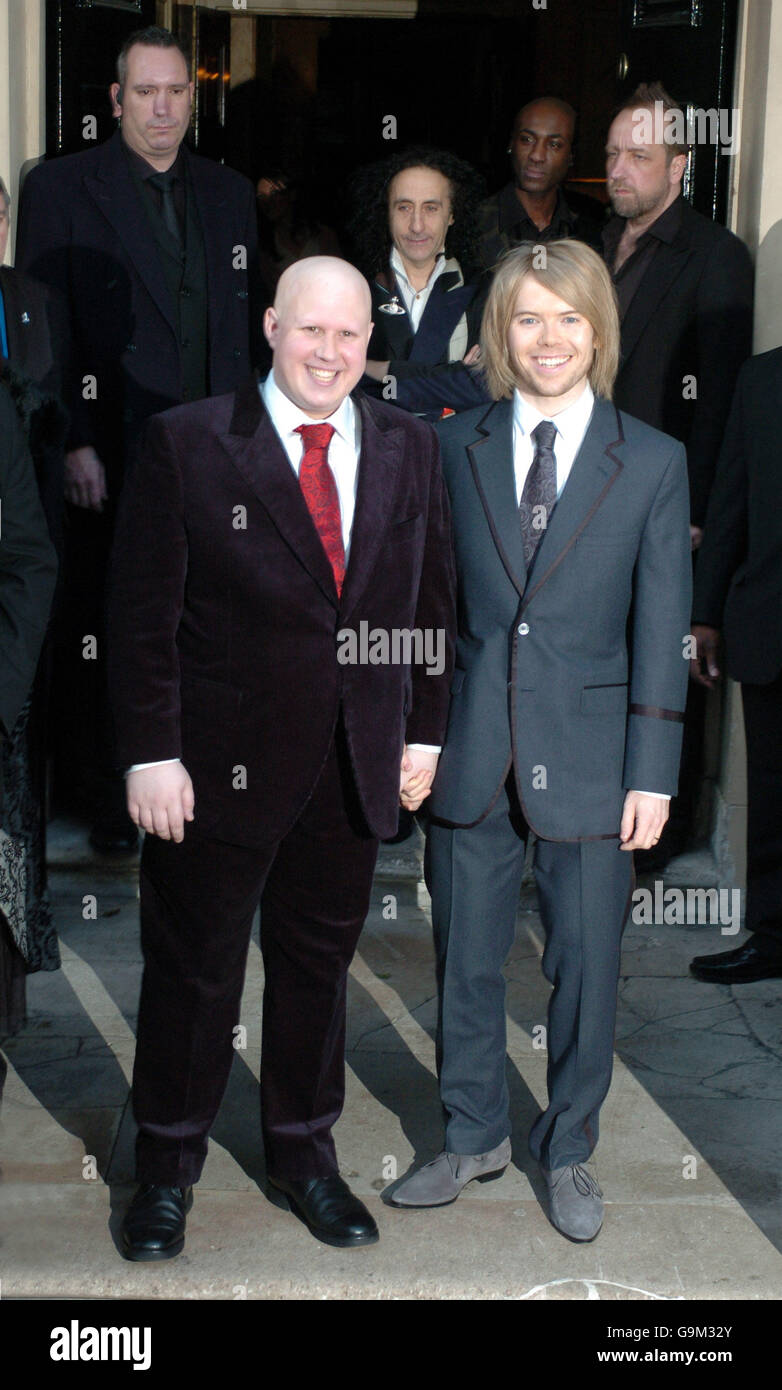 Matt Lucas and Kevin McGee Civil Ceremony - London Stock Photo - Alamy