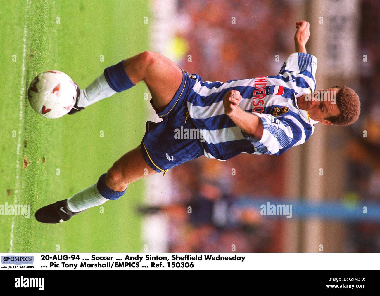 20 aug 94 soccer andy sinton hi-res stock photography and images - Alamy