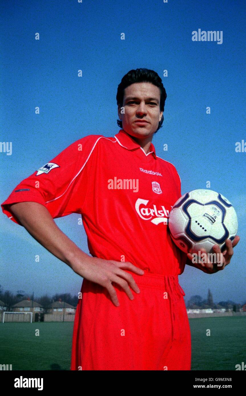 Soccer fa carling premiership jari litmanen feature hi-res stock ...