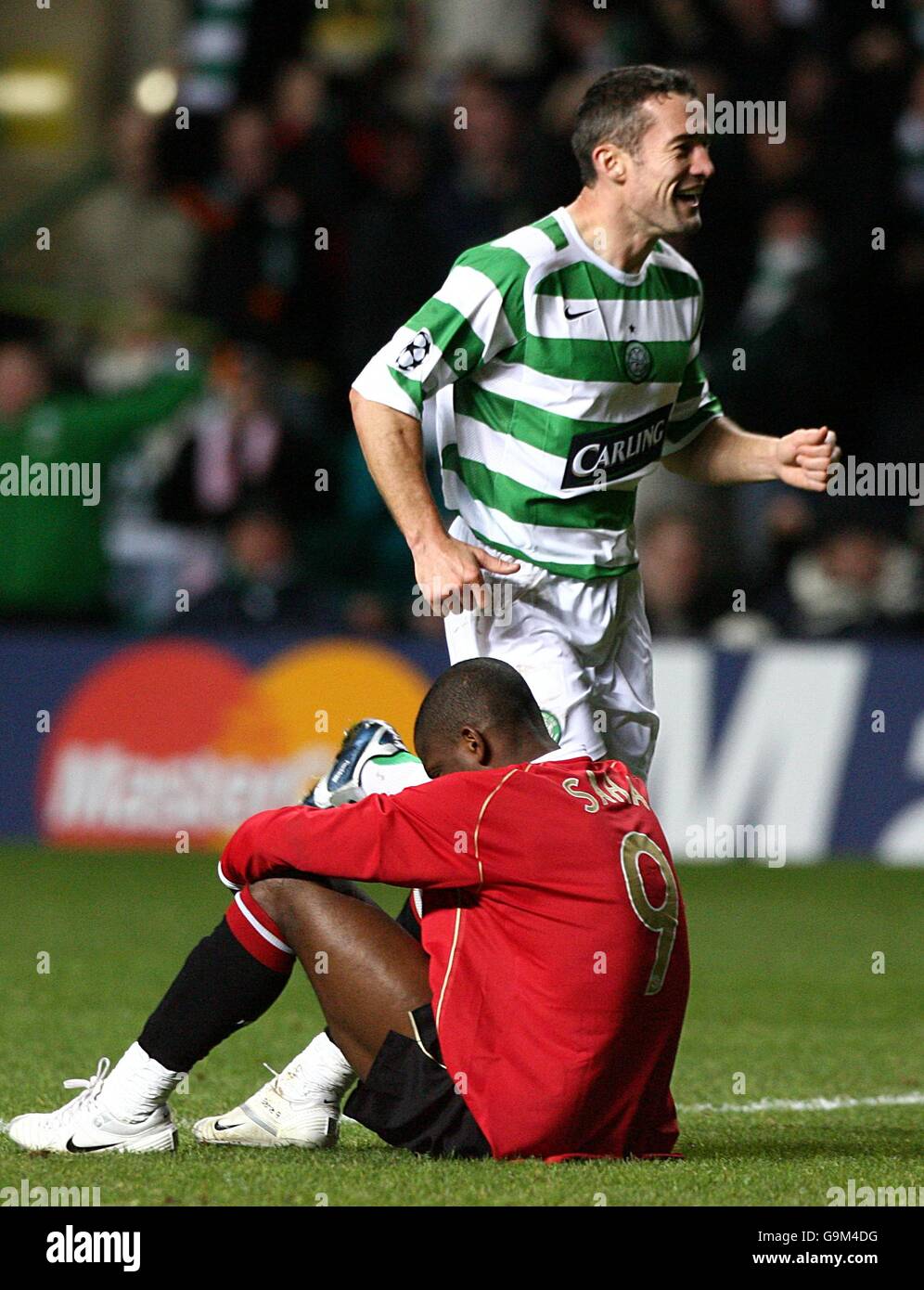 Soccer uefa champions league group celtic manchester united celtic park ...