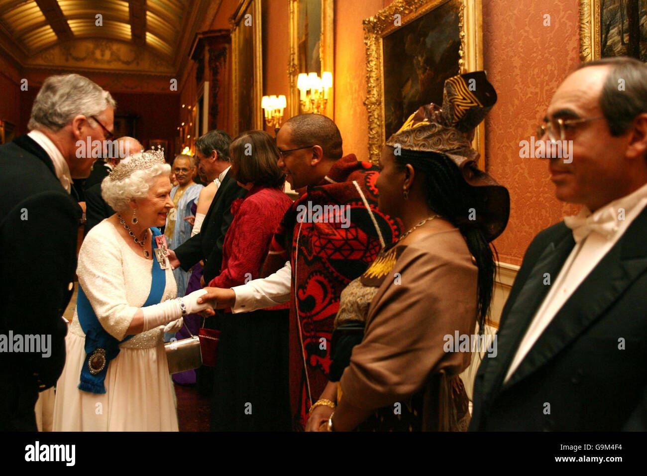 Queen hosts diplomatic corps reception Stock Photo - Alamy