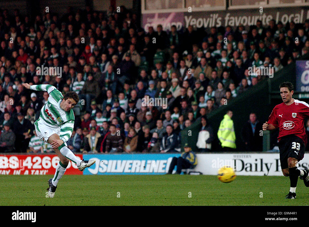 Yeovils aaron davies scores hi-res stock photography and images - Alamy