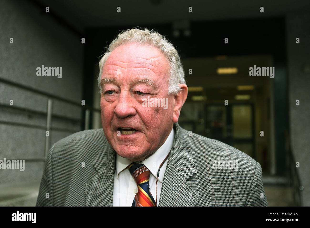 Jim Fay, a former Fine Gael councillor, leaving the Mahon Tribunal in ...