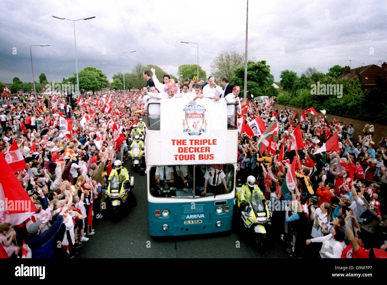 Soccer - Liverpool Trophy Parade Stock Photo - Alamy