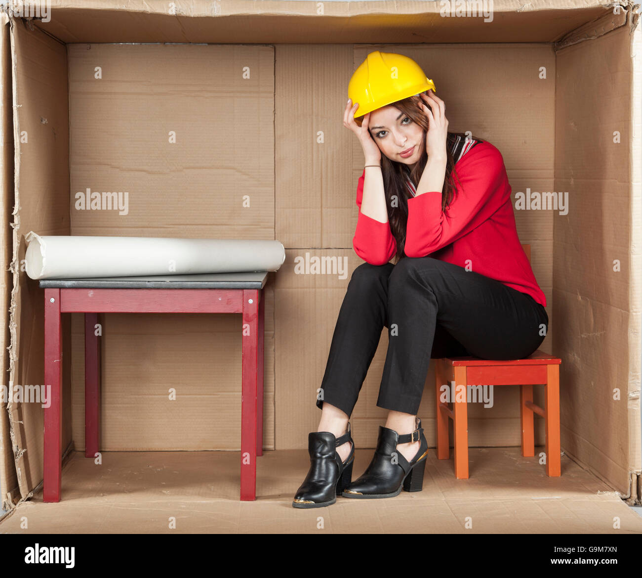 breakdown at work Stock Photo - Alamy