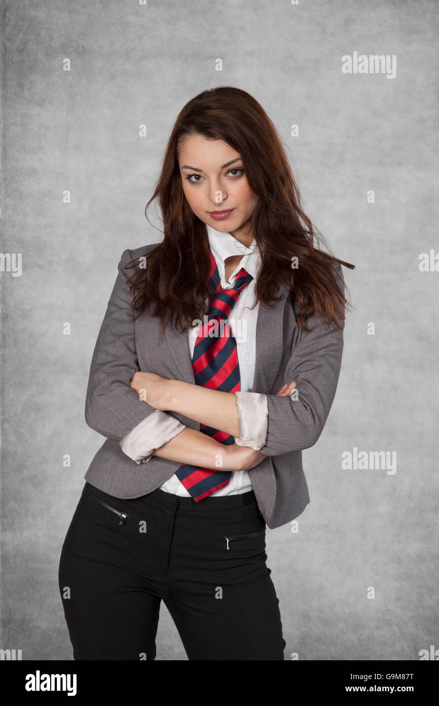 very confident business woman Stock Photo - Alamy