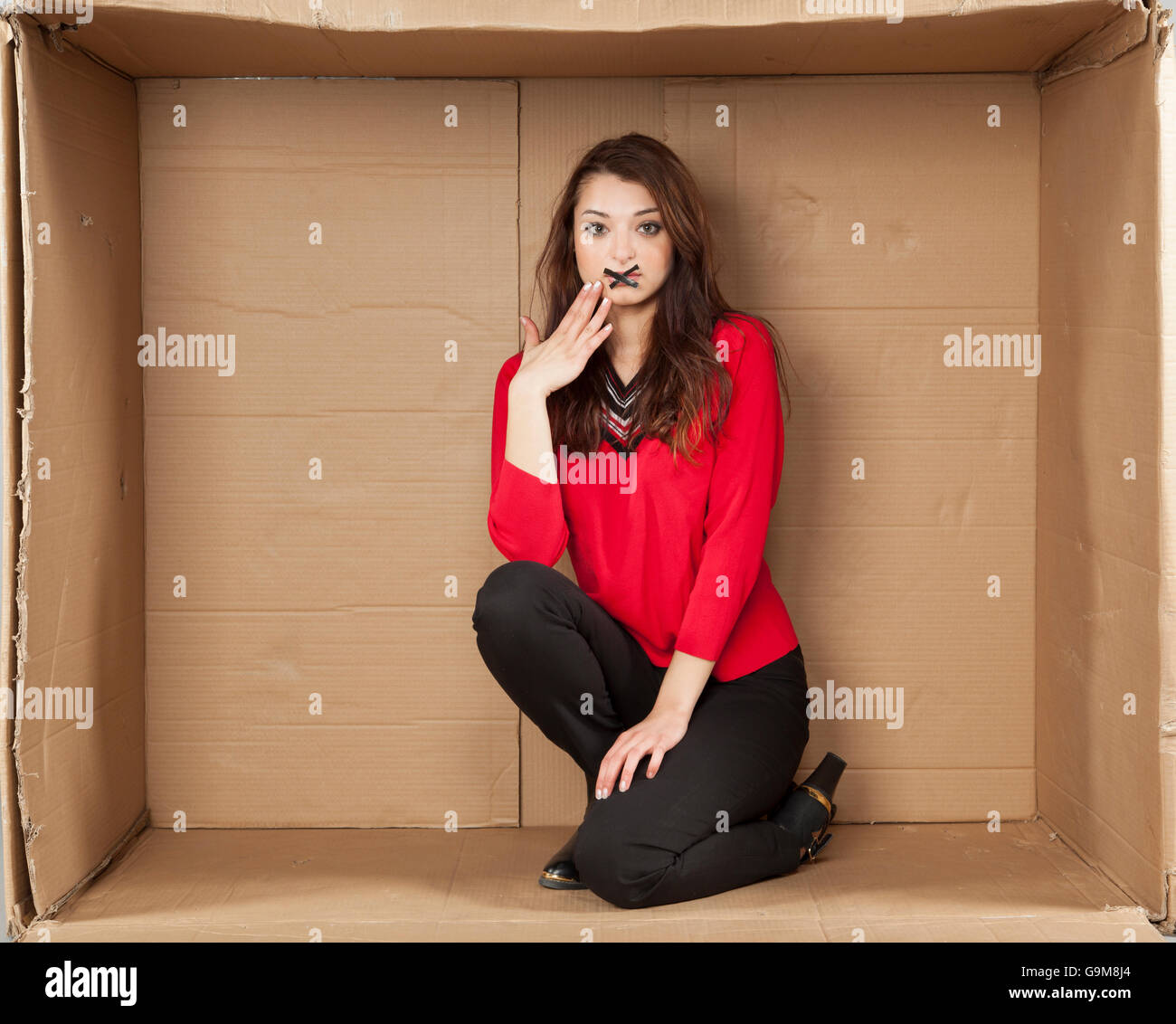 silence at work Stock Photo - Alamy