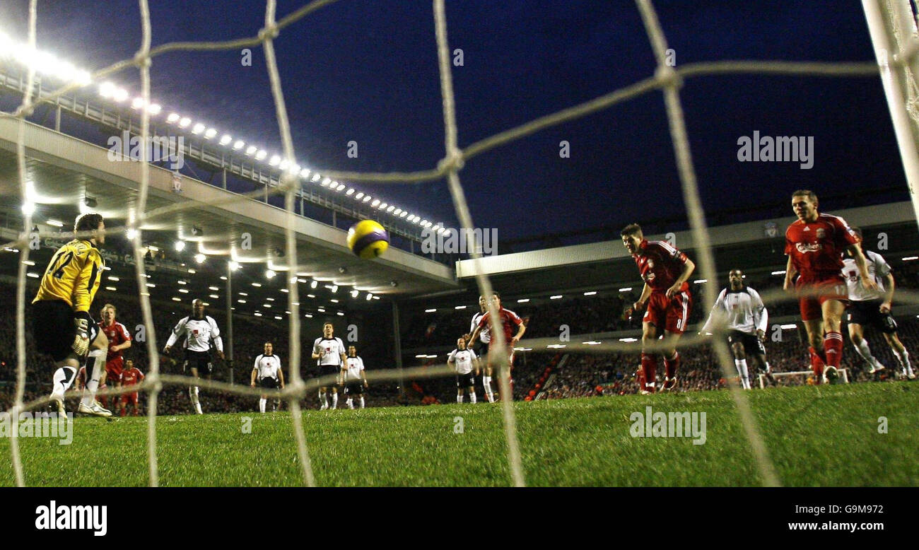 Soccer - FA Barclays Premiership - Liverpool v Fulham - Anfield Stock ...