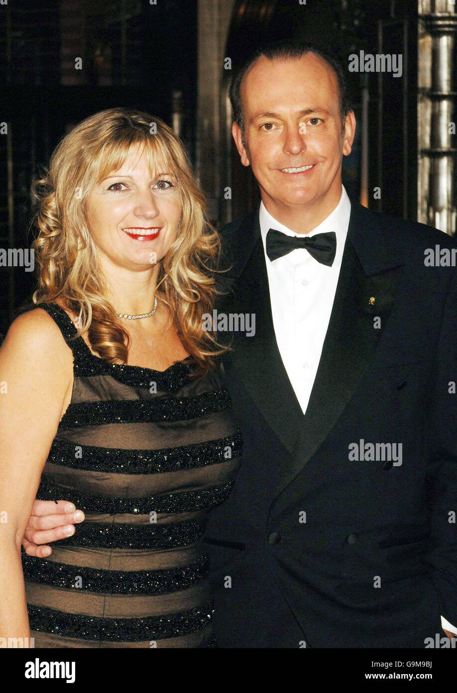 Quentin Wilson and his wife Michaela arrive at the ChildLine 20th ...