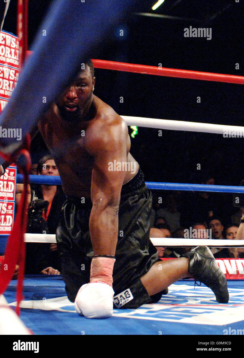 Full length tired knock down mangrs hi-res stock photography and images ...