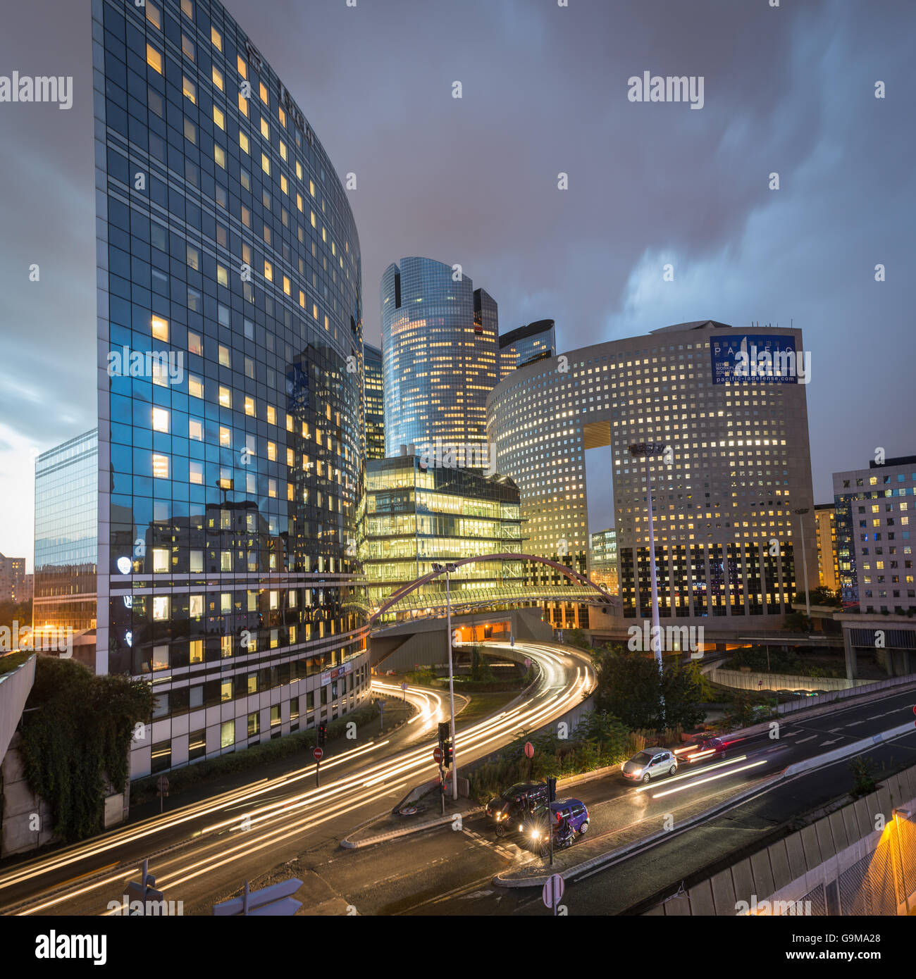 Business Buildings in Paris District La Defense Stock Photo - Alamy