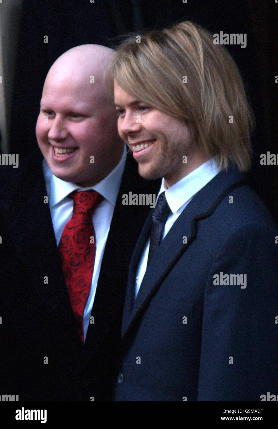 Little Britain star Matt Lucas, left, with his long-term partner TV ...