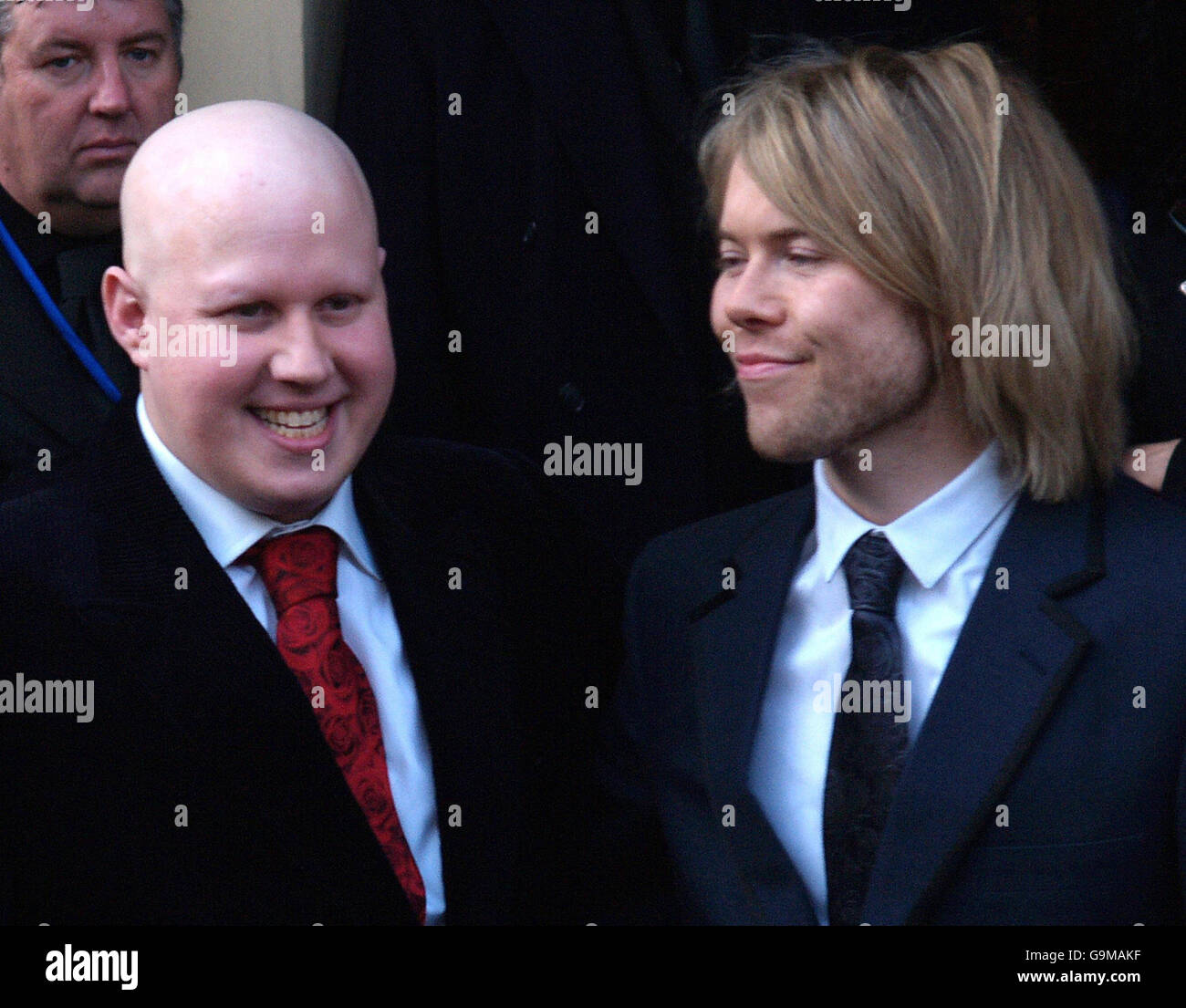 Matt Lucas and Kevin McGee Civil Ceremony - London Stock Photo - Alamy