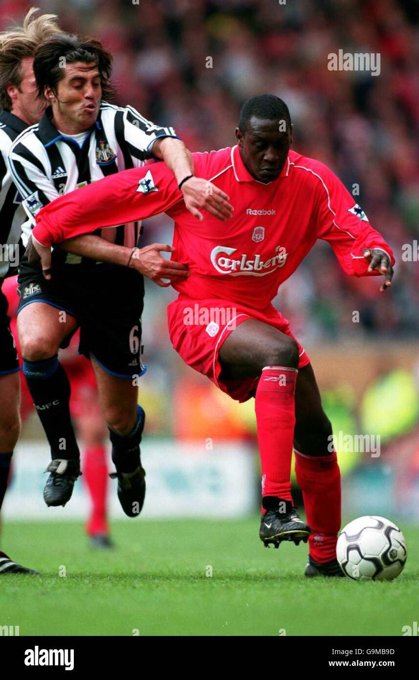 Newcastle uniteds clarence acuna l hi-res stock photography and images ...