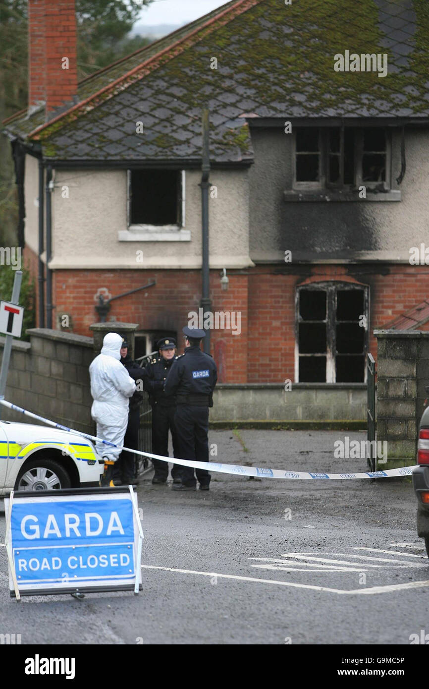 FIRE Camp Ireland Stock Photo - Alamy